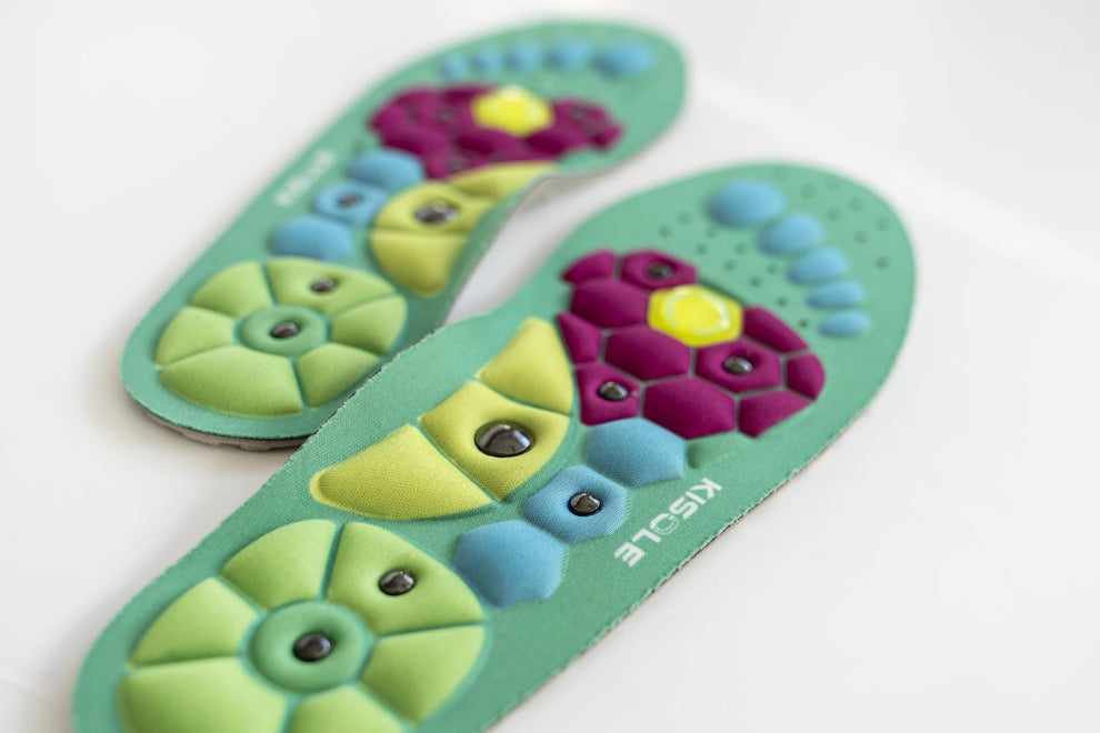 KiSole for Foot Pain with Magnetic Acupressure Insoles – Compressics